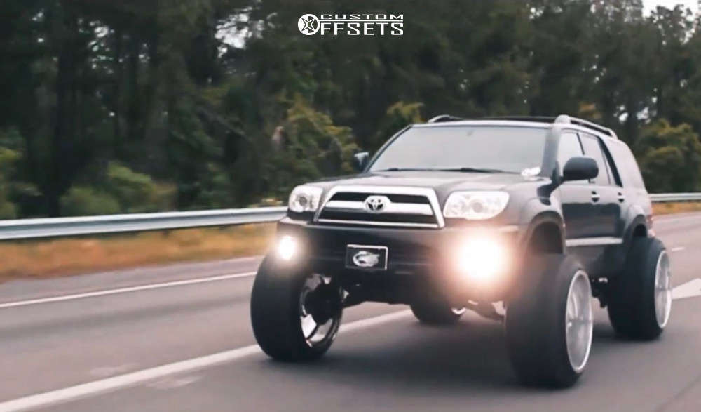 2007 Toyota 4Runner with 26x16 -100 TIS Forged F51p1 and 37/13.5R26 RBP ...