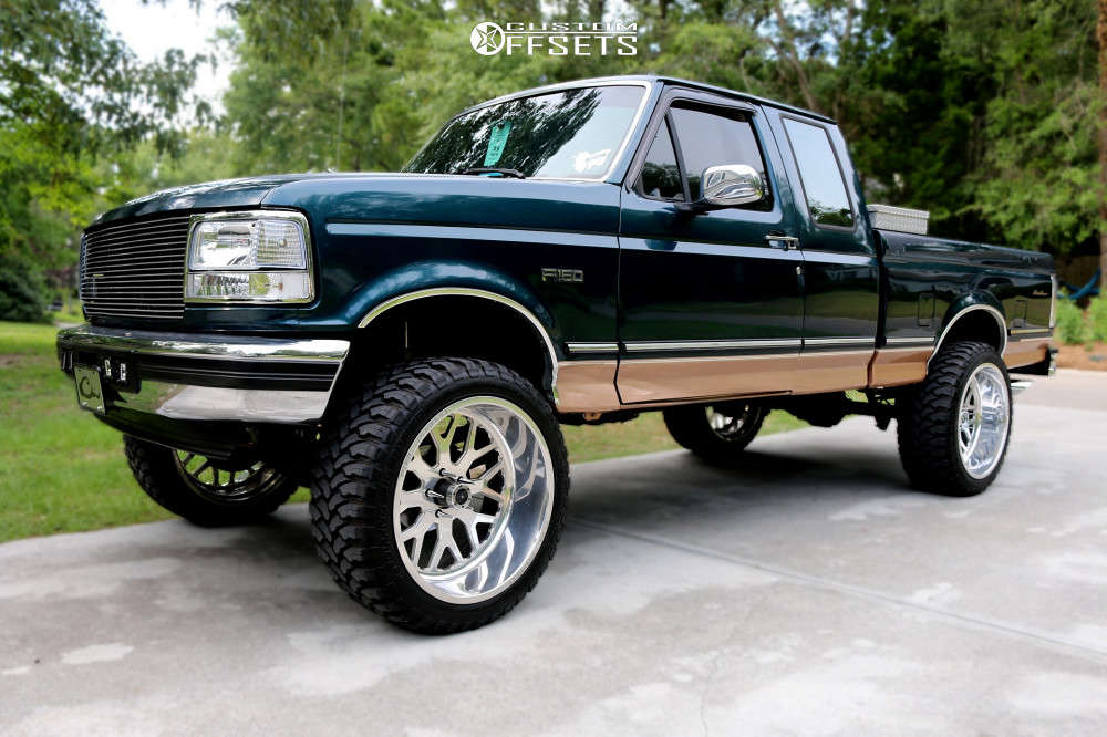 1995 Ford F-150 with 24x12 -51 Fuel Forged Ff19 and 35/12.5R24 RBP ...