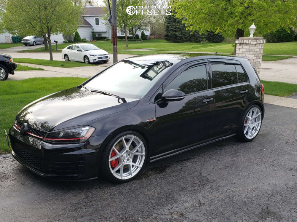 2017 Volkswagen GTI with 19x8.5 45 Rotiform Kps and 235/35R19 Hankook ...