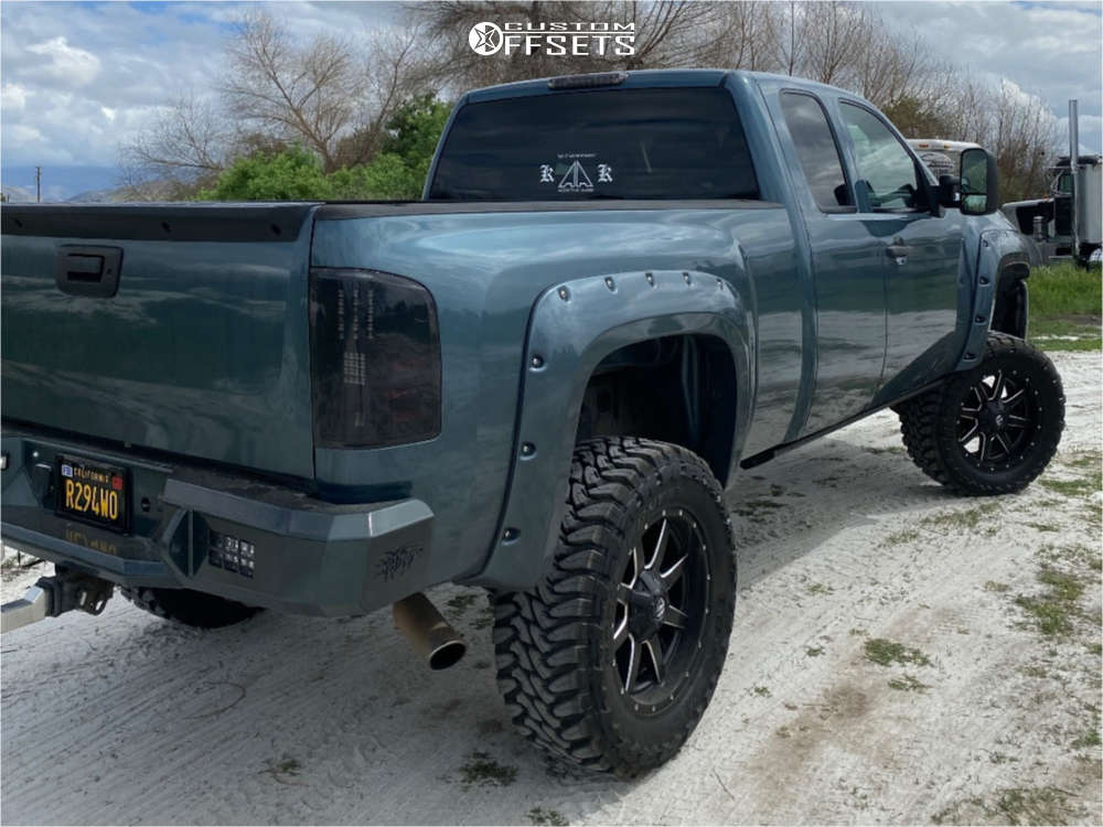 2007 Chevrolet Silverado 2500 HD with 20x10 -12 Fuel Maverick and 35/12 ...