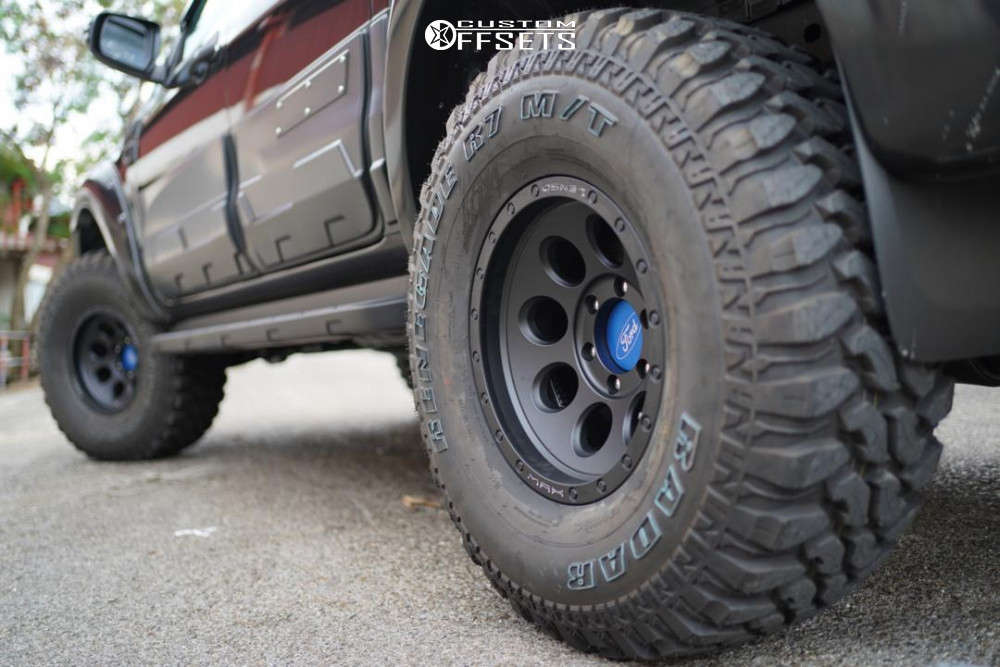 2019 Ford Ranger with 16x9 0 Lenso MAX 1 and 315/75R16 Radar Renegade ...