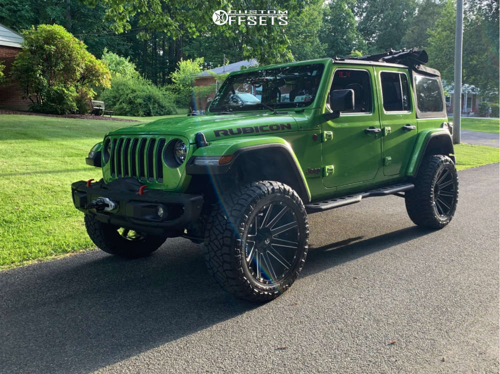2020 Jeep Wrangler with 22x10 -18 Fuel Contra and 35/12.5R22 Nitto ...