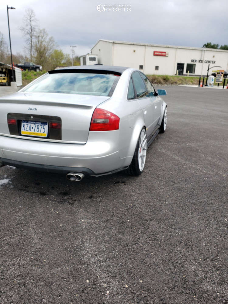 2001 Audi A6 Quattro with 20x9.5 30 Stance Sc-8 and 245/35R20 Nitto Nt-830 and Coilovers ...