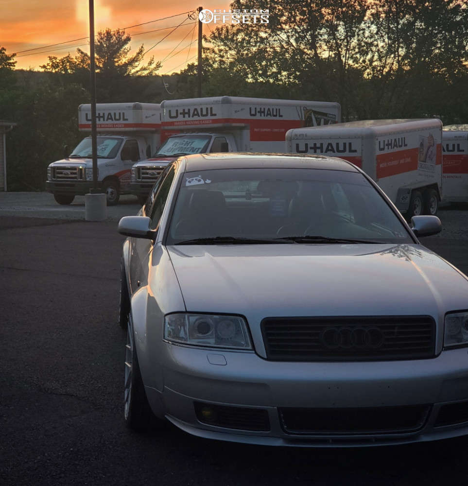 2001 Audi A6 Quattro with 20x9.5 30 Stance Sc-8 and 245/35R20 Nitto Nt ...