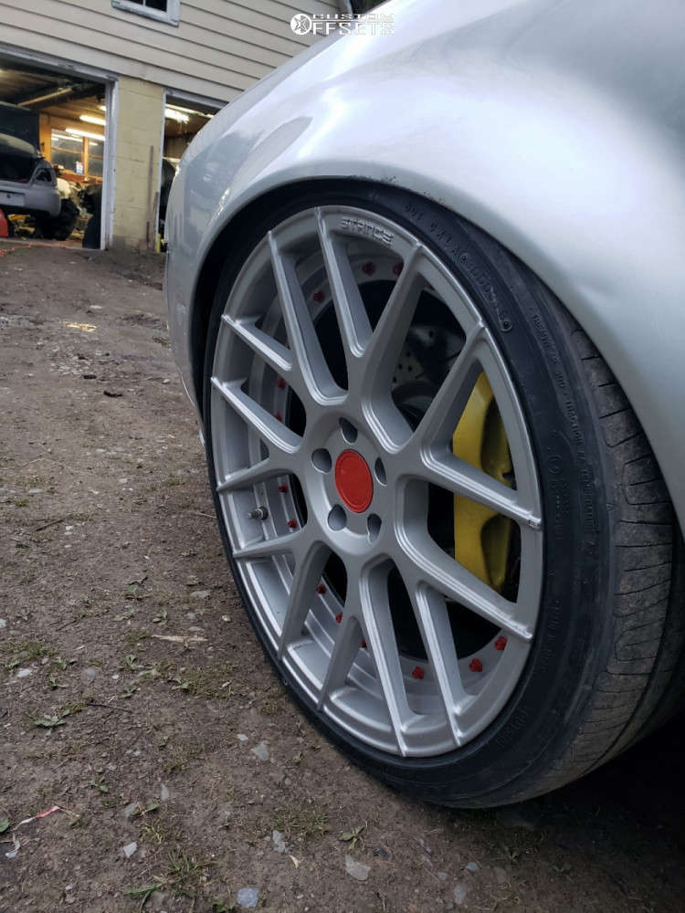 2001 Audi A6 Quattro with 20x9.5 30 Stance Sc-8 and 245/35R20 Nitto Nt ...