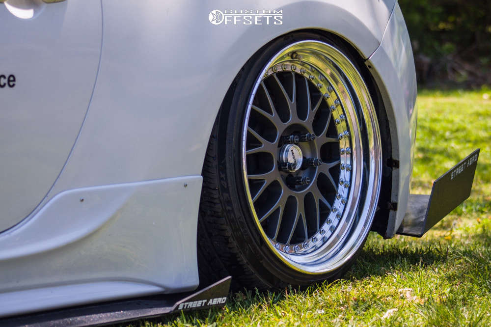 2015 Scion FR-S with 18x10 26 Work Meister M13P and 205/35R18 Toyo ...