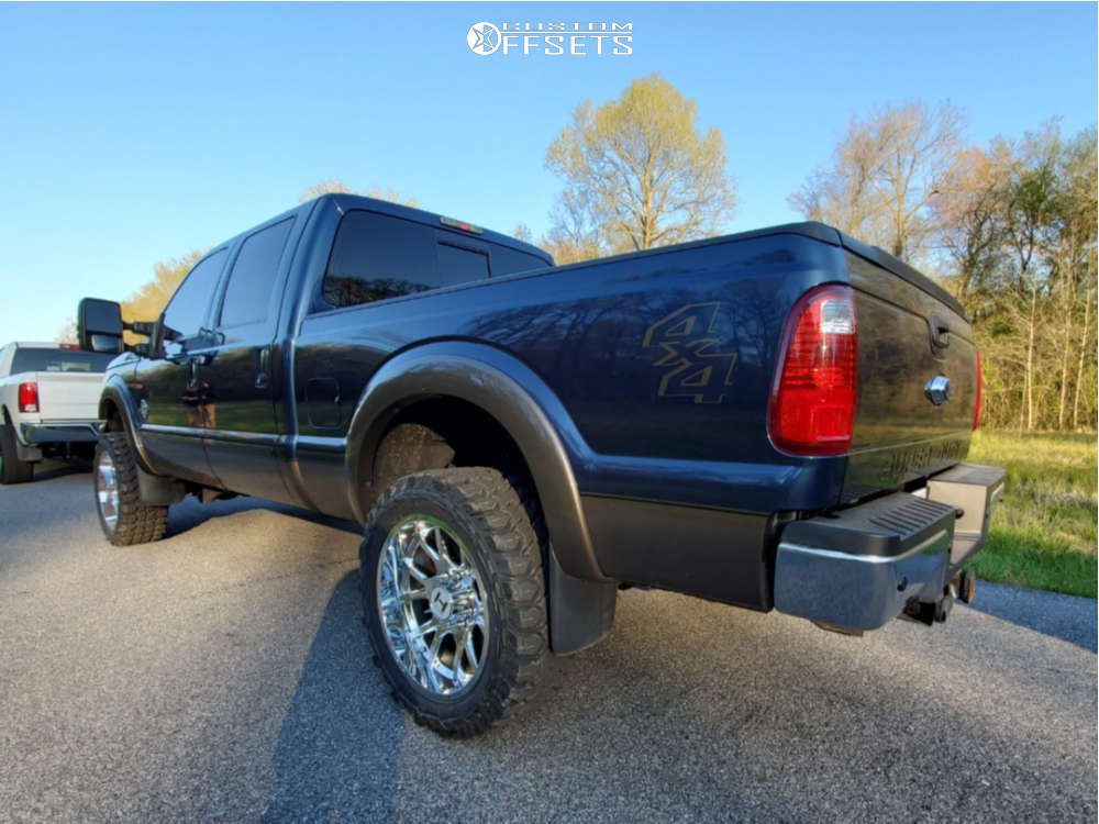 2015 Ford F-250 Super Duty with 22x10 -25 Hostile Rage and 35/12.5R22 ...