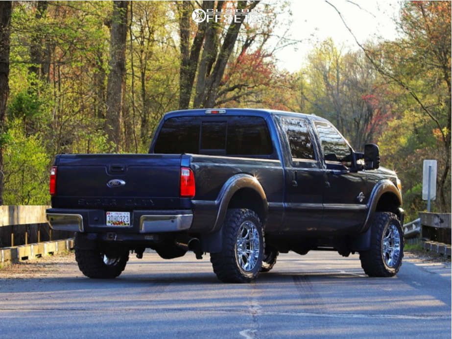 2015 Ford F-250 Super Duty with 22x10 -25 Hostile Rage and 35/12.5R22 ...