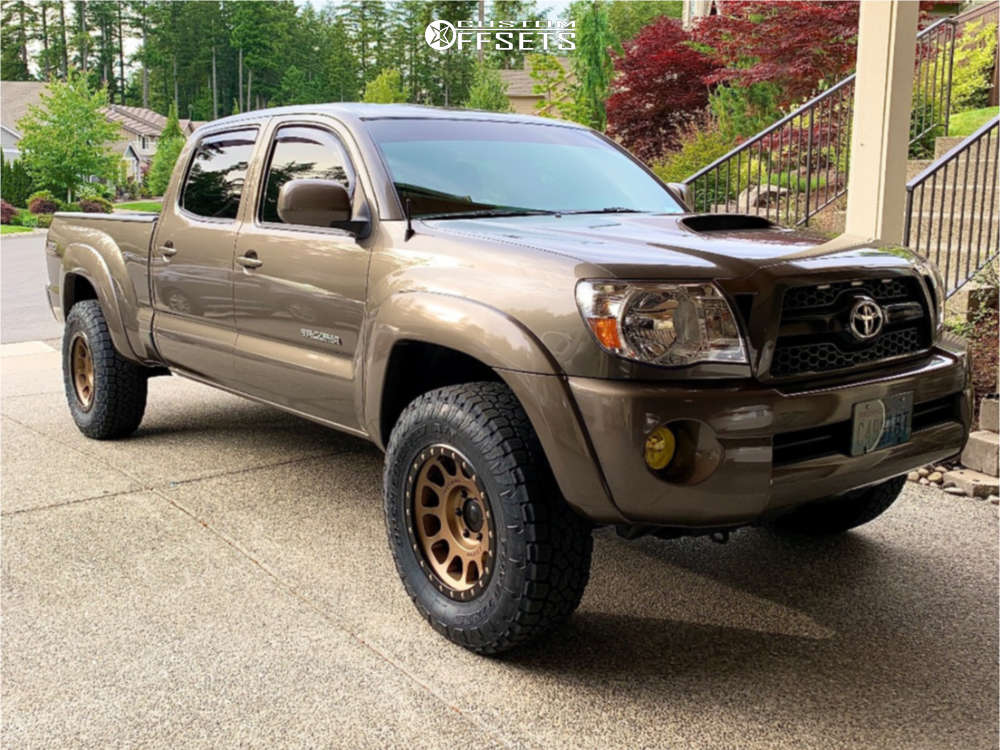 2011 Toyota Tacoma with 17x8.5 -0 Method Nv and 265/70R17 Toyo Tires ...
