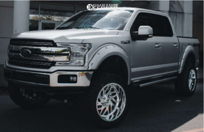 2019 Ford F-150 with 22x12 -44 Fuel Triton and 35/12.5R22 Nitto Ridge ...