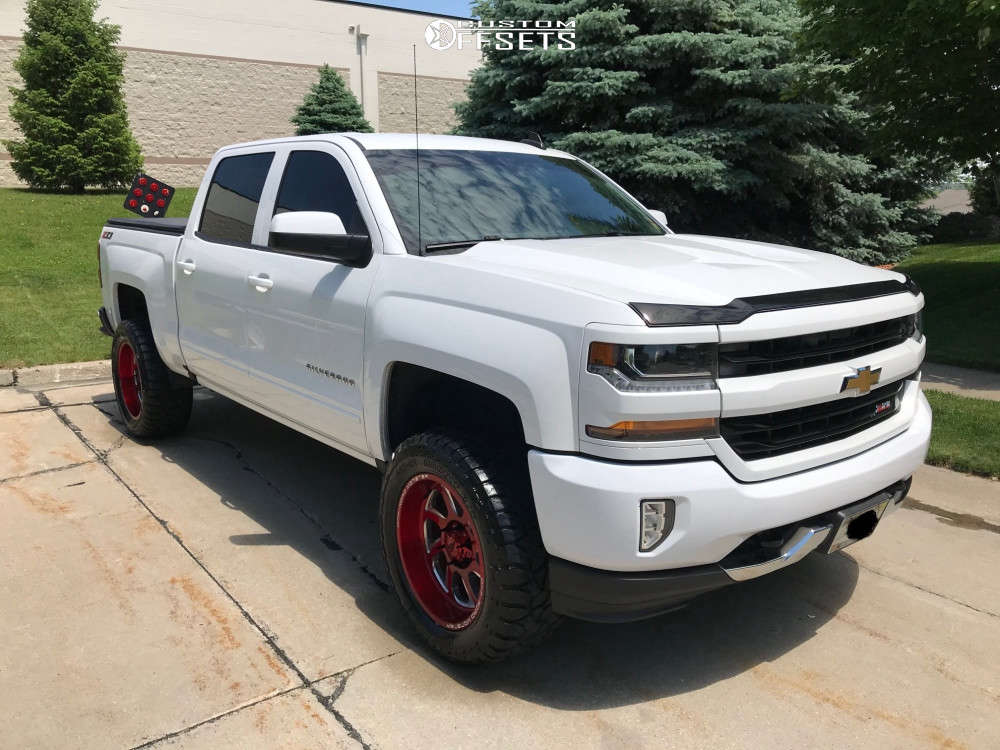 2016 Chevrolet Silverado 1500 with 20x10 -19 Monster Offroad M22 and ...