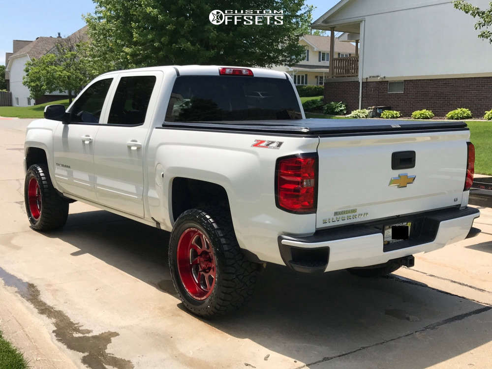 2016 Chevrolet Silverado 1500 with 20x10 -19 Monster Offroad M22 and ...