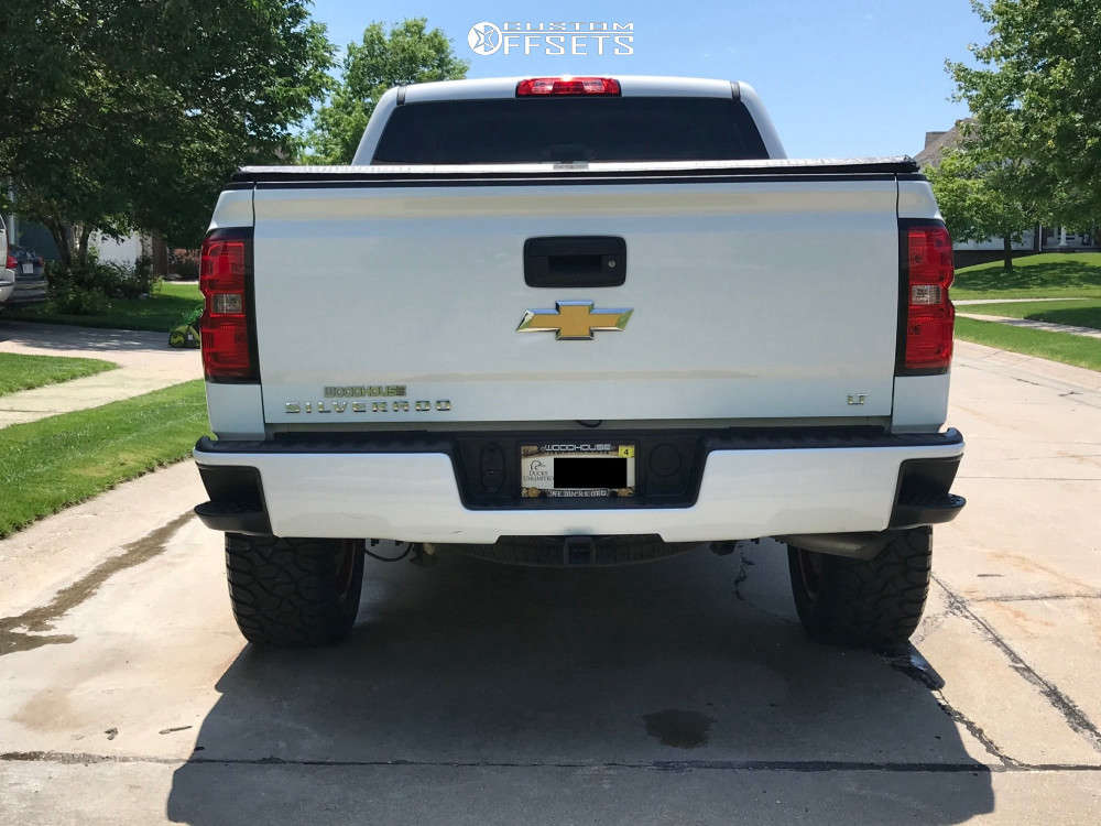 2016 Chevrolet Silverado 1500 with 20x10 -19 Monster Offroad M22 and ...