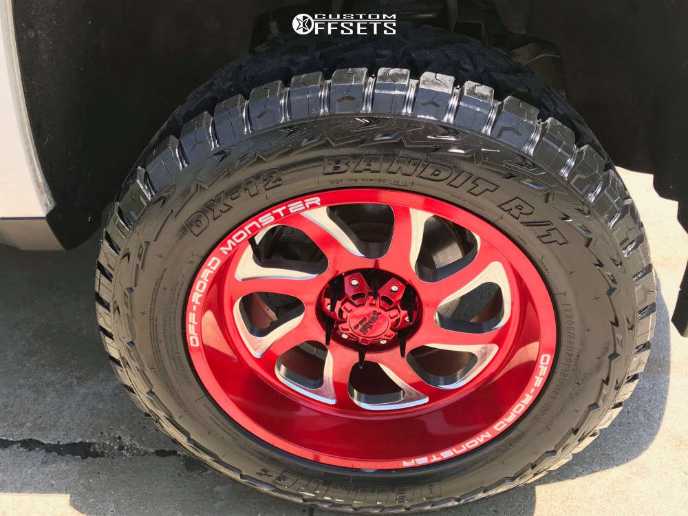 2016 Chevrolet Silverado 1500 with 20x10 -19 Monster Offroad M22 and ...