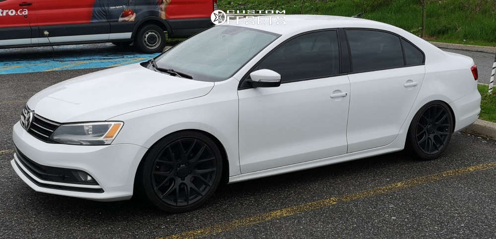 2015 Volkswagen Jetta with 18x8 45 Dai Alloys Autobahn and 225/40R18 ...