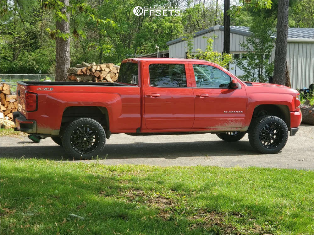 2016 Chevrolet Silverado 1500 with 20x10 -19 Ballistic Tank and 275 ...