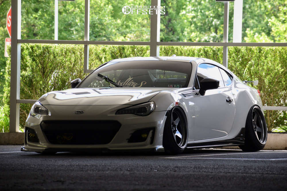 2017 Subaru BRZ with 18x10.5 12 Kansei Knp and 225/35R18 Achilles ATR ...