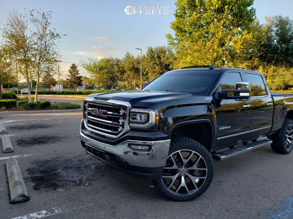 2018 GMC Sierra 1500 with 24x10 31 OE Performance 169 and 35/12.5R24 ...