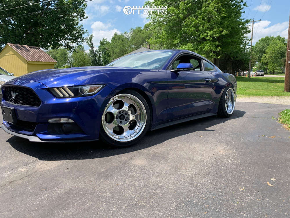 2015 Ford Mustang with 19x10.5 8 SSR Vienna Shalk and 265/35R19 Nankang ...