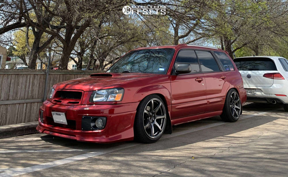 2004 Subaru Forester with 18x9.5 38 Rota Vector Pro and 225/40R18 ...