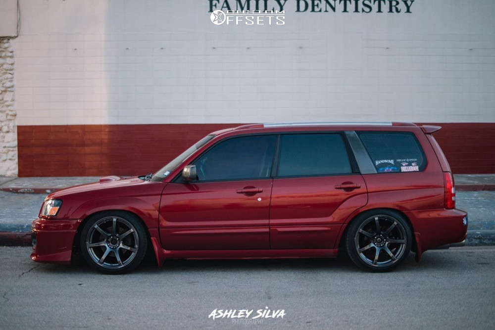 2004 Subaru Forester with 18x9.5 38 Rota Vector Pro and 225/40R18 ...
