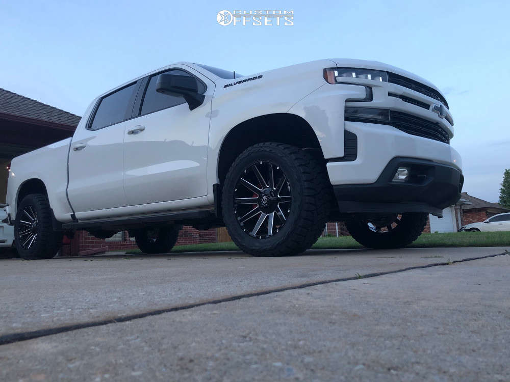 2020 Chevrolet Silverado 1500 with 20x9 1 Fuel Contra and 295/55R20 ...