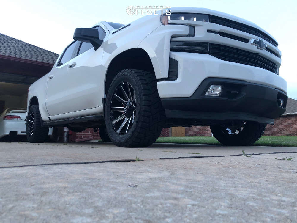 2020 Chevrolet Silverado 1500 with 20x9 1 Fuel Contra and 295/55R20 ...