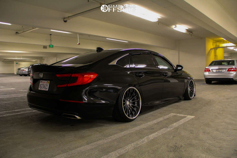 2019 Honda Accord with 19x9.5 35 SSR Executor CV04s and 235/35R19 Delinte D7 Thunder and Air ...