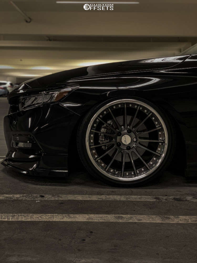 2019 Honda Accord with 19x9.5 35 SSR Executor CV04s and 235/35R19 Delinte D7 Thunder and Air ...
