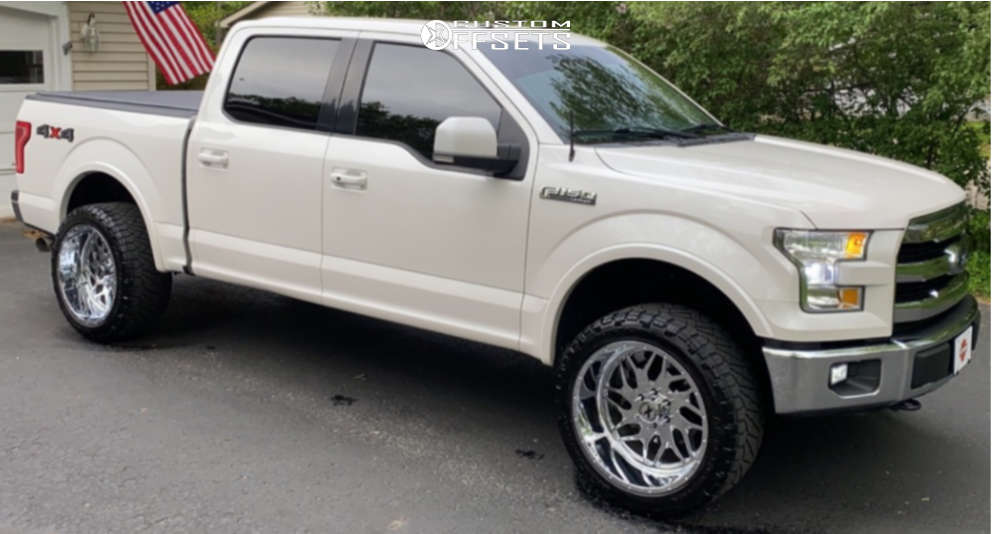 2016 Ford F-150 with 22x12 -44 Xtreme Force Xf2 and 33/12.5R22 Nitto ...