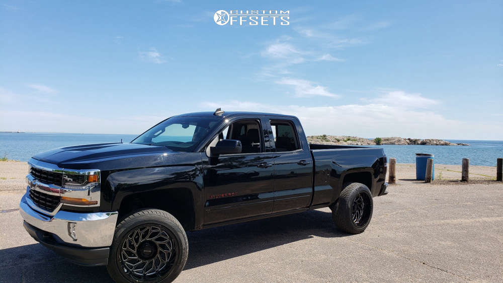 2016 Chevrolet Silverado 1500 with 22x12 -44 Centerline Lt6 and 305 ...