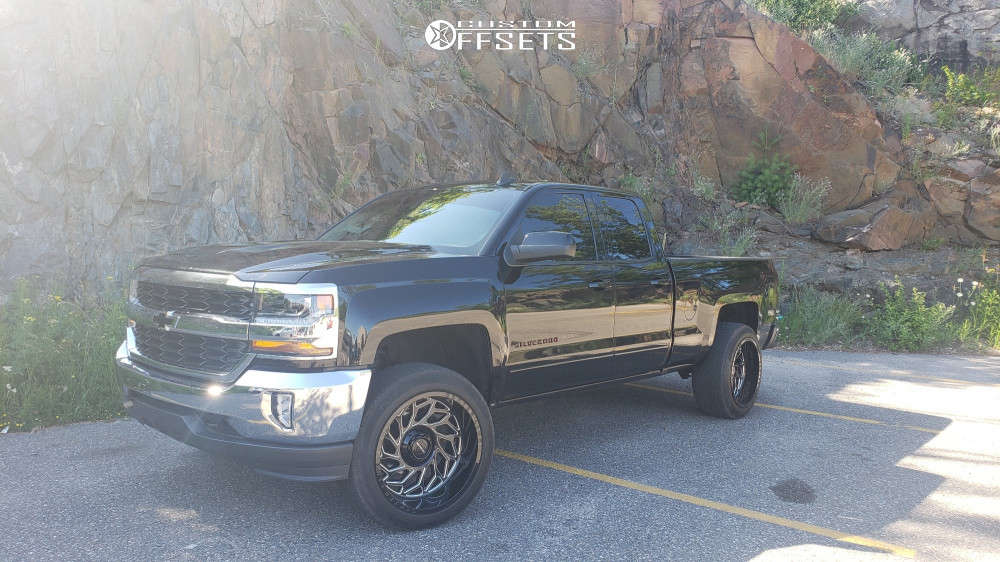 2016 Chevrolet Silverado 1500 with 22x12 -44 Centerline Lt6 and 305 ...