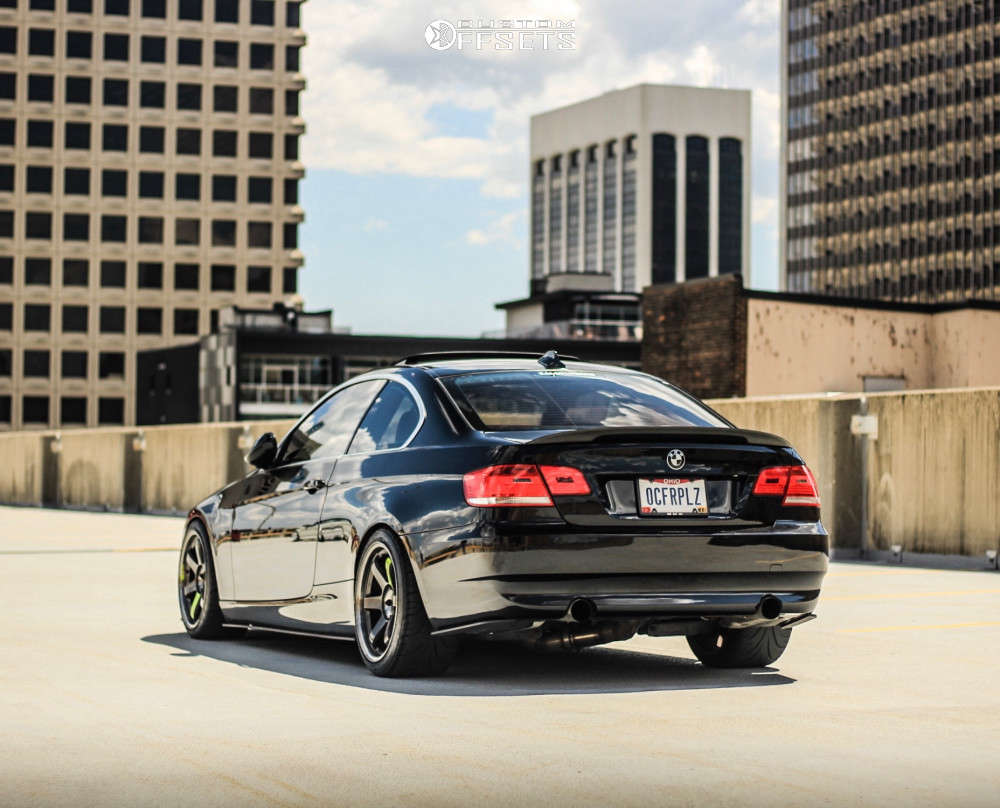 2008 BMW 335i with 18x9.5 22 Volk Te37sl and 245/35R18 Federal 595 Rs-r ...