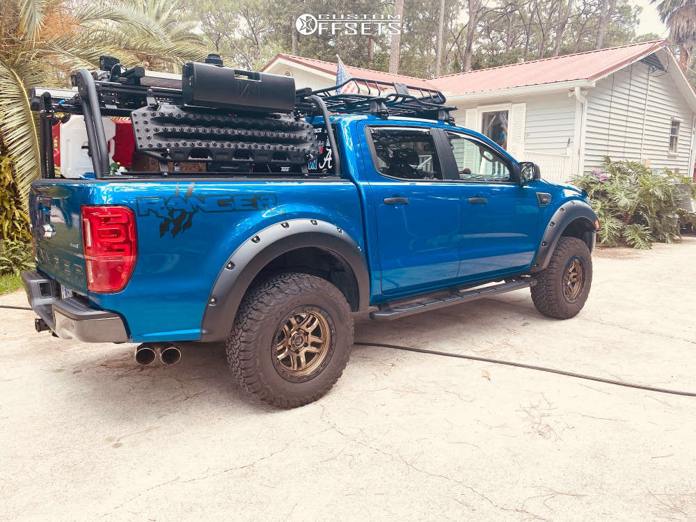 2019 Ford Ranger with 17x9 -12 Fuel Ammo and 275/70R17 BFGoodrich All ...