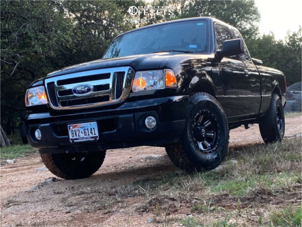 2011 Ford Ranger with 15x8 -18 Fuel Hardline and 31/10.5R15 Atturo ...