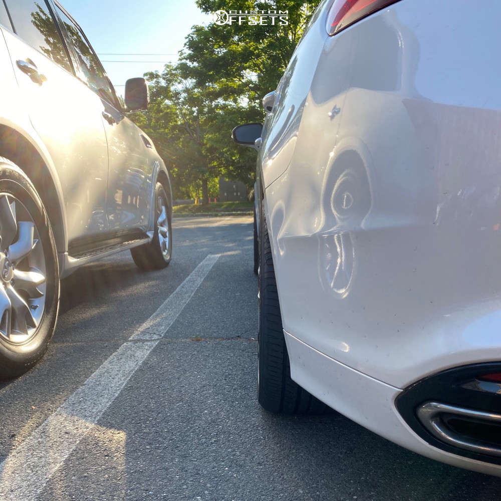 2017 Ford Fusion with 18x8.5 30 ESR Sr08 and 235/40R18 Yokohama ADVAN ...