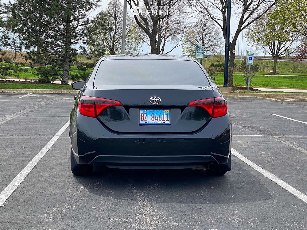 2018 Toyota Corolla with 18x8 48 Sparco Assetto Gara and 215/40R18 ...