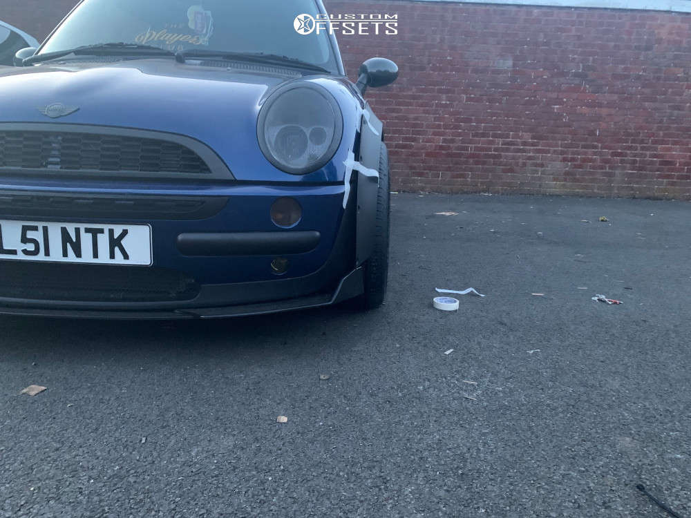 2002 Mini Cooper with 16x8.25 0 XXR 527 and 205/55R16 Black Lion ...