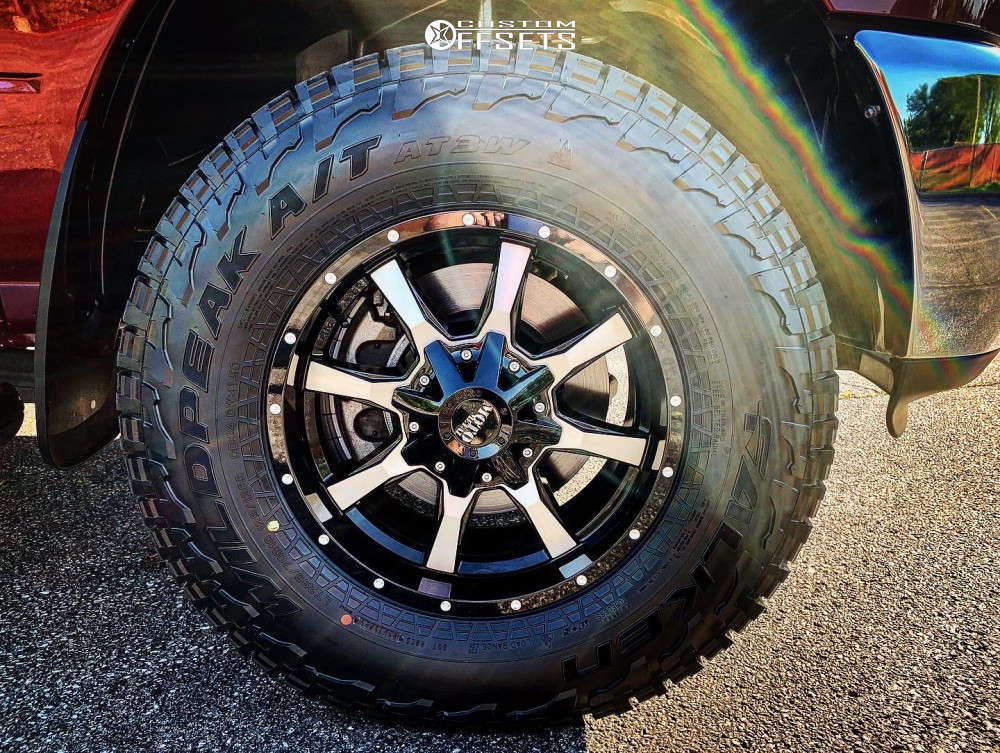 2018 Ram 2500 with 18x9 18 Moto Metal Mo970 and 295/70R18 Falken ...