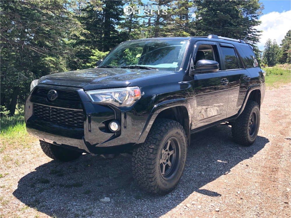 2016 Toyota 4Runner with 17x8.5 -22 Black Rhino Rumble and 285/70R17 ...
