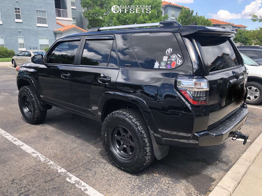 2016 Toyota 4Runner with 17x8.5 -22 Black Rhino Rumble and 285/70R17 ...