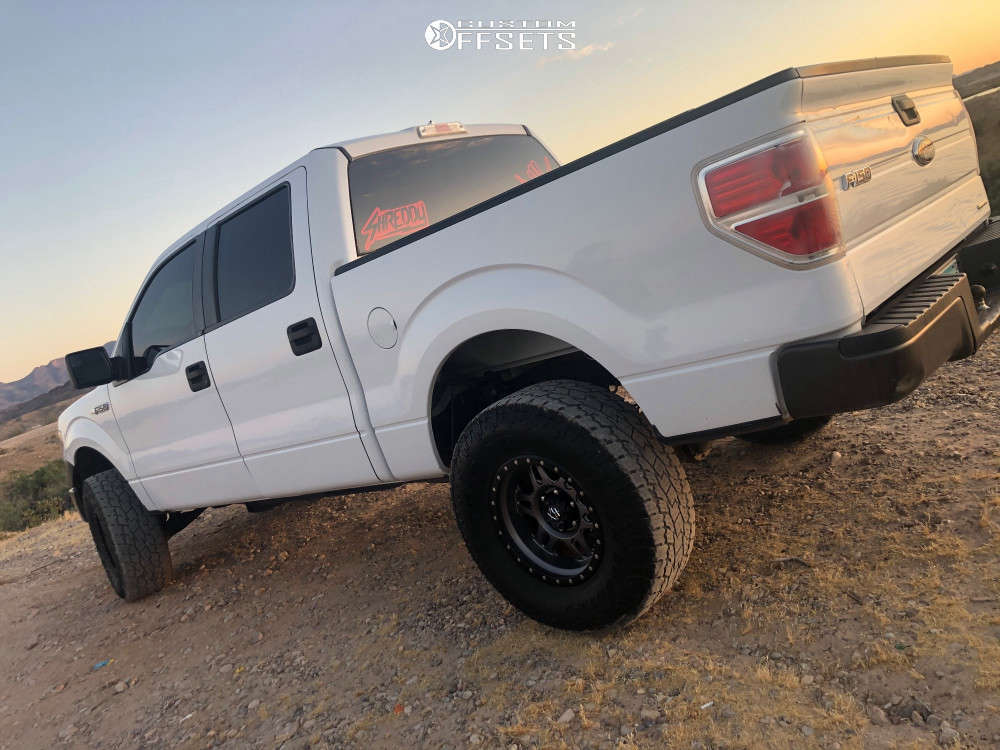 2014 Ford F-150 with 17x9 -12 KX Kx04 and 35/12.5R17 Toyo Tires Open ...