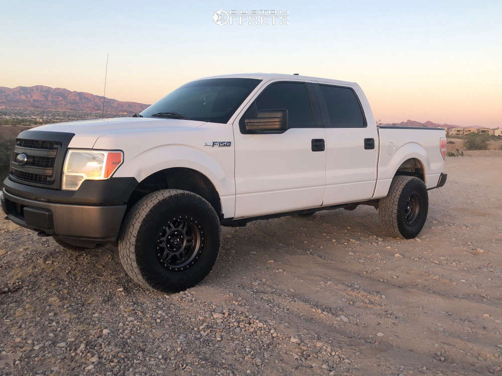 2014 Ford F-150 with 17x9 -12 KX Kx04 and 35/12.5R17 Toyo Tires Open ...