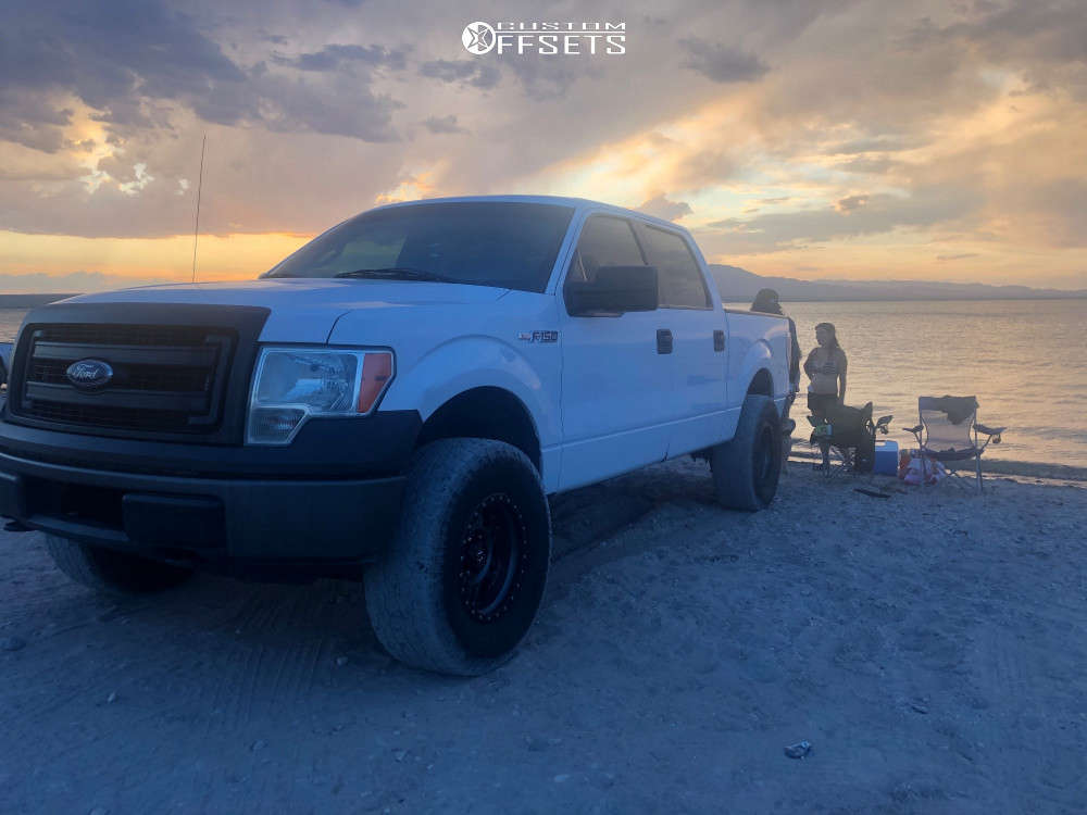 2014 Ford F-150 with 17x9 -12 KX Kx04 and 35/12.5R17 Toyo Tires Open ...