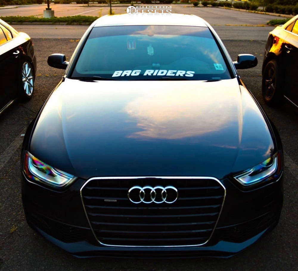 2016 Audi A4 Quattro with 18x8.5 45 Rotiform Flg and 215/45R18 Zeta ...
