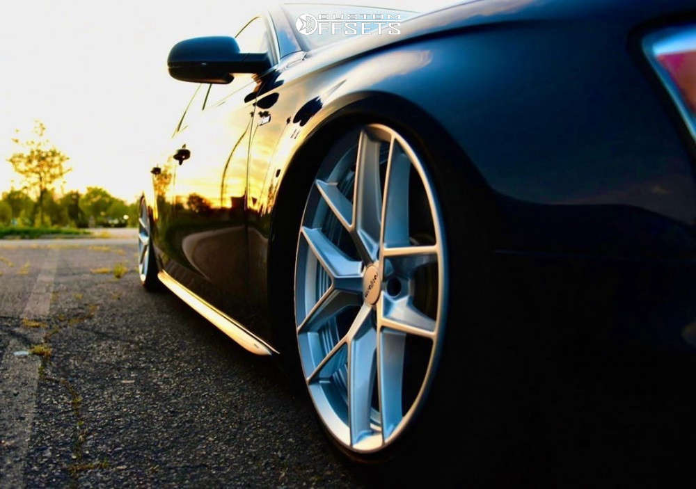 2016 Audi A4 Quattro with 18x8.5 45 Rotiform Flg and 215/45R18 Zeta ...