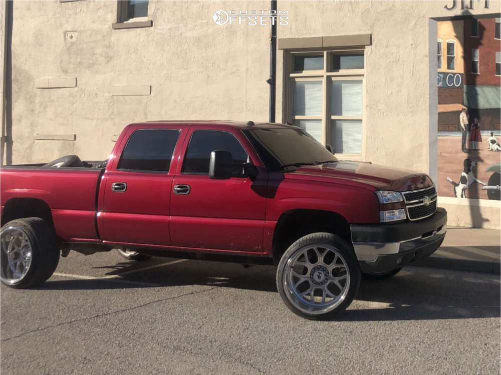 2005 Chevrolet Silverado 2500 HD with 24x14 -76 Hostile Forged Punisher ...
