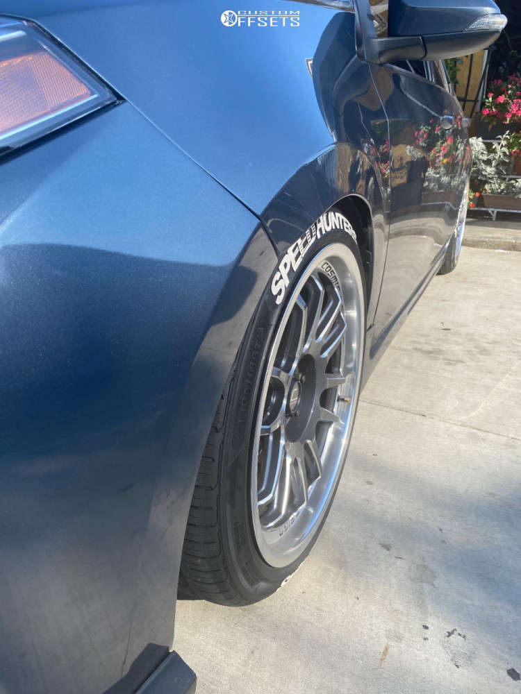 2015 Toyota Corolla with 18x9 33 Cosmis Racing XT-206R and 225/40R18 ...