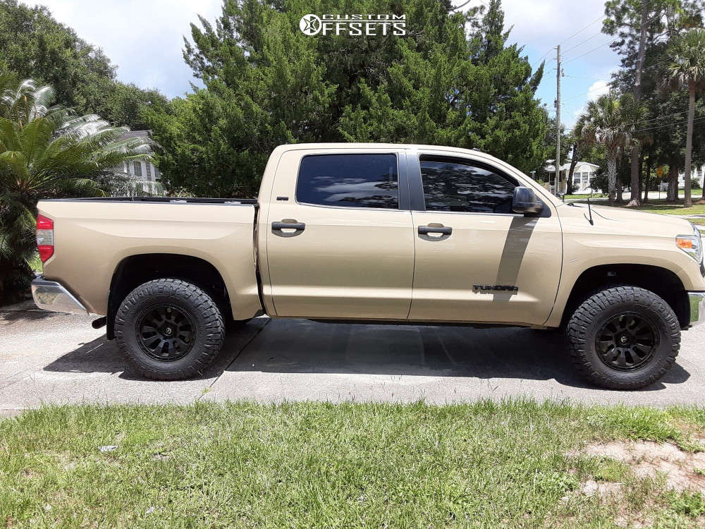 2017 Toyota Tundra with 18x9 20 Fuel Tactic and 295/70R18 Nitto Ridge ...