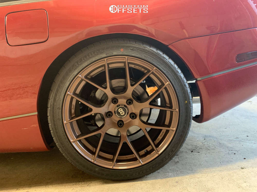 1990 Nissan 300ZX with 18x9.5 35 Enkei Raijin and 245/35R18 Hankook ...